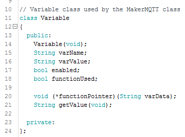 Custom IoT - Function Pointers